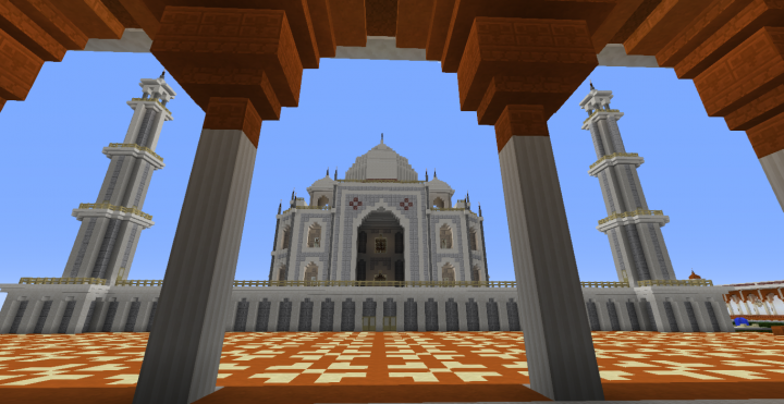 Indian style temple complex ( inspired by the Taj Mahal ) Minecraft Map