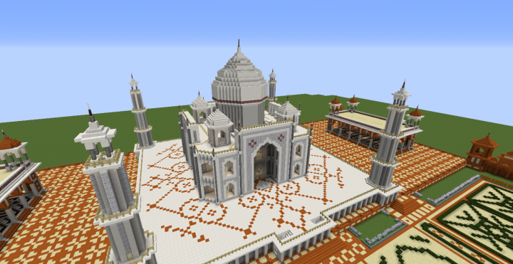 Indian style temple complex ( inspired by the Taj Mahal ) Minecraft Map