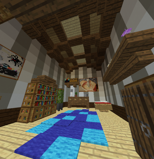 50's style decorated room/ Proof of concept Minecraft Map