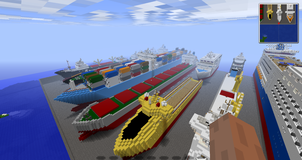 ship collection Minecraft Map