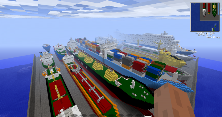 ship collection Minecraft Map