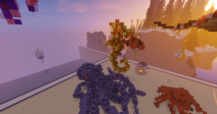 Sea Creature organics Minecraft Map