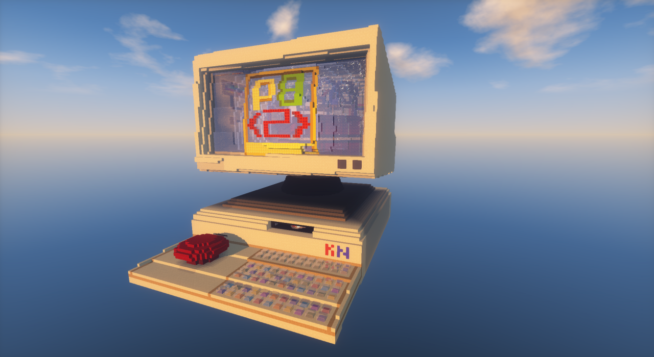 An Old Computer, as a spawn...with a bomb? Minecraft Map