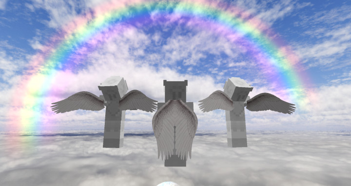 ANGEL WINGS | Wearable in Survival Vanilla | Glow in the Dark [OF] | [1 ...