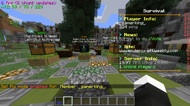 EnderCraftSurvival.serv.nu Minecraft Server