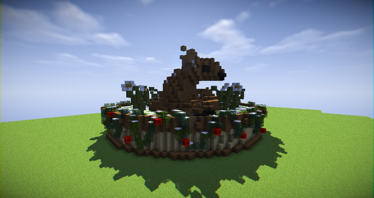 Christmas Deer Organic Minecraft Map