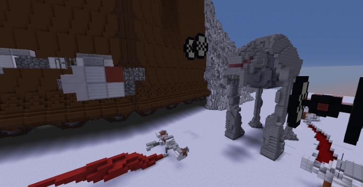 star wars battle of crait (WIP) Minecraft Map