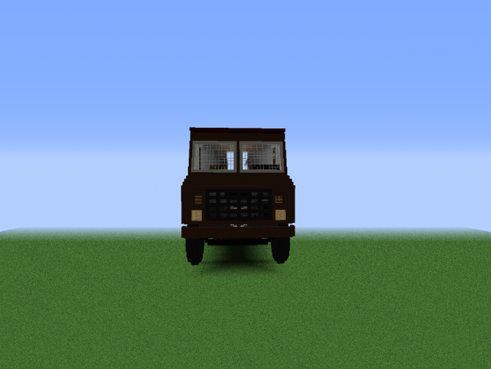 Huge UPS Truck (With Working Engine) Minecraft Map
