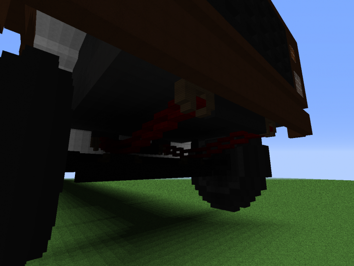 Huge UPS Truck (With Working Engine) Minecraft Map