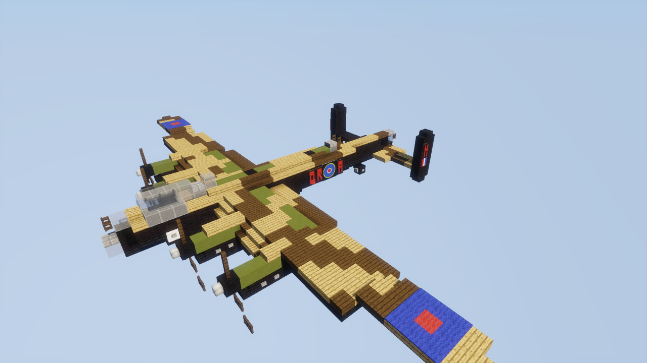 AVRO Lancaster B.I RAF 1,5:1 Minecraft Map