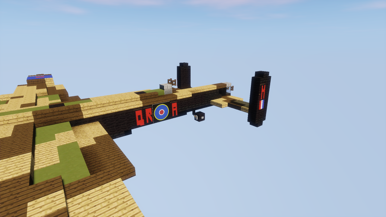 AVRO Lancaster B.I RAF 1,5:1 Minecraft Map