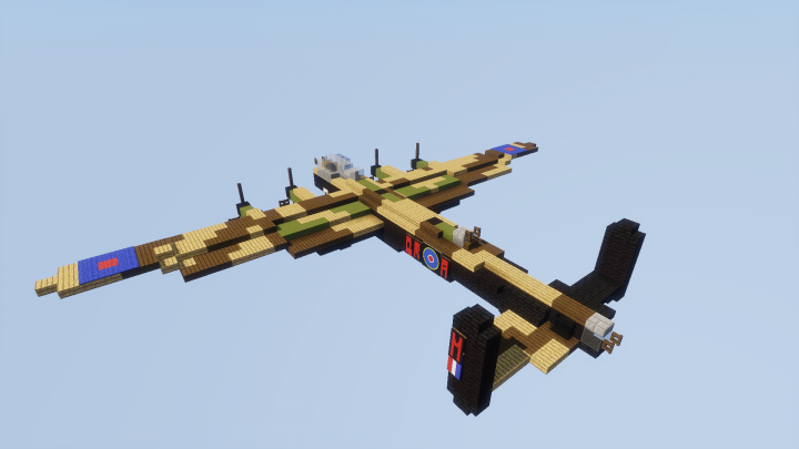 AVRO Lancaster B.I RAF 1,5:1 Minecraft Map