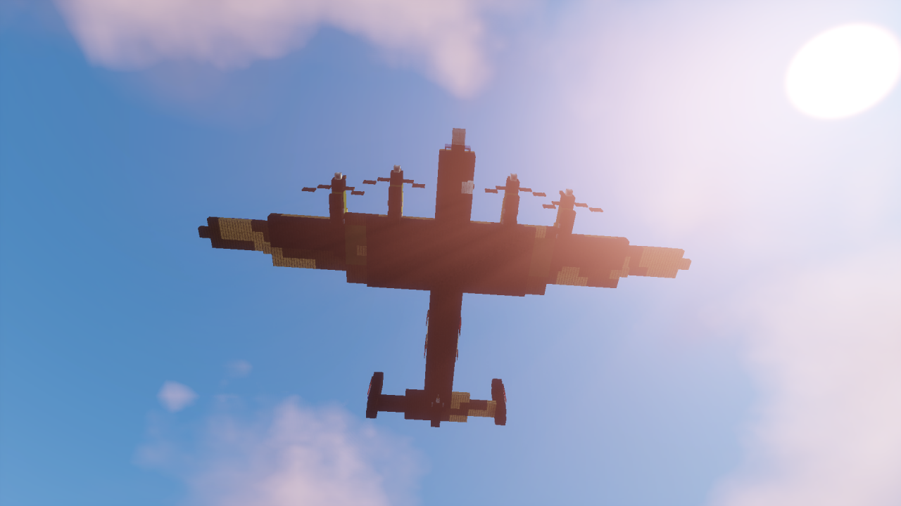 AVRO Lancaster B.I RAF 1,5:1 Minecraft Map