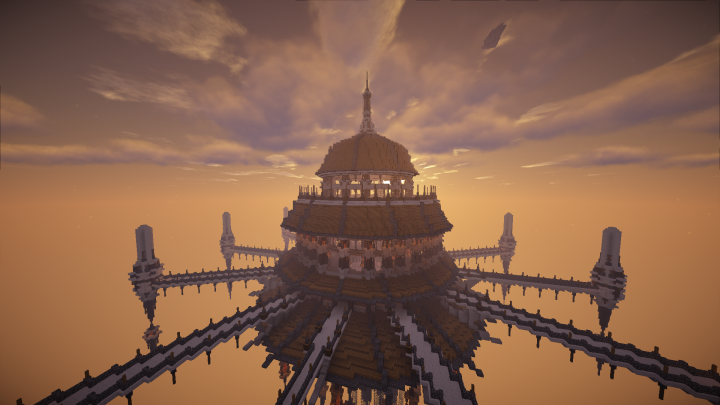 Fantasy Castle in the Sky Minecraft Map