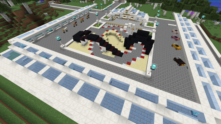 Vehicle Tour part 1: Carport and Speedway Minecraft Map