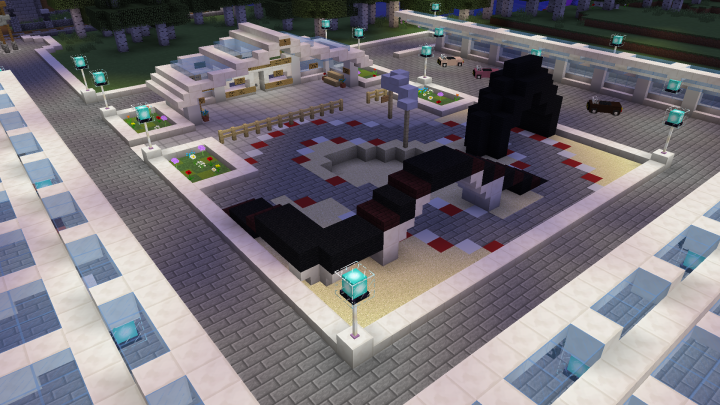 Vehicle Tour part 1: Carport and Speedway Minecraft Map