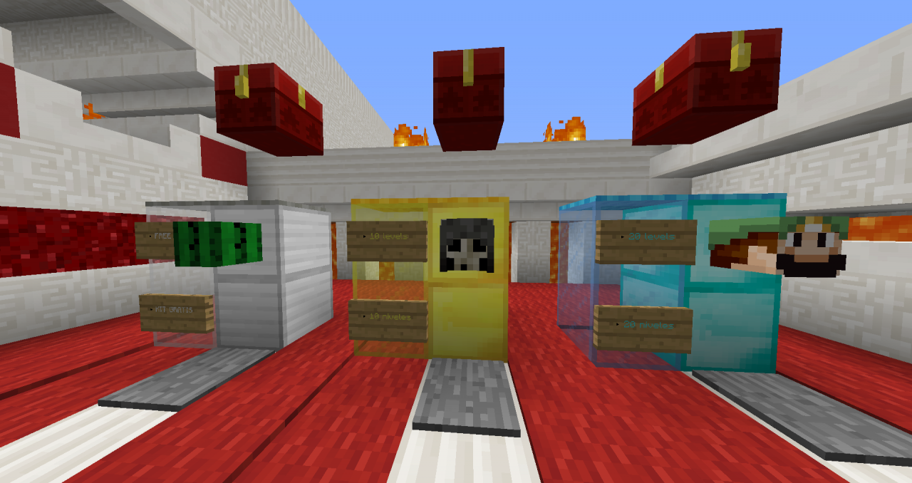 THE FLOOR IS LAVA Minecraft Map