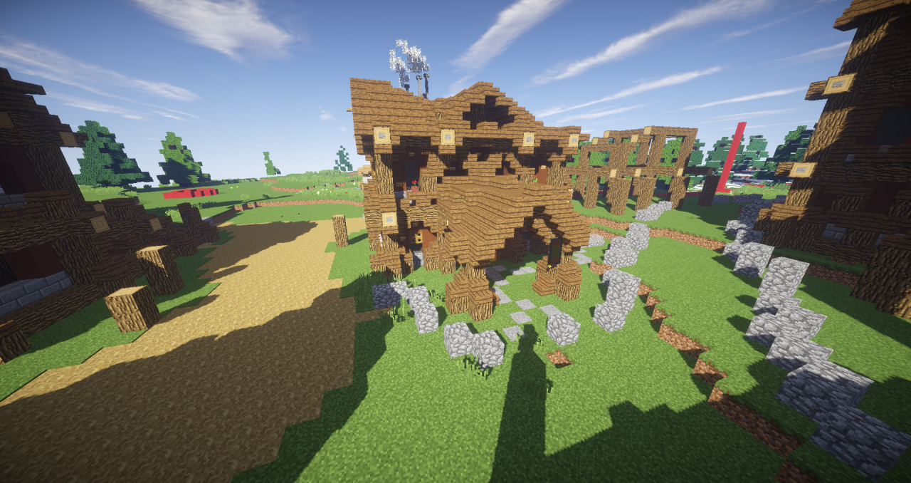 Peaceholme Hold castle project- progression Minecraft Map