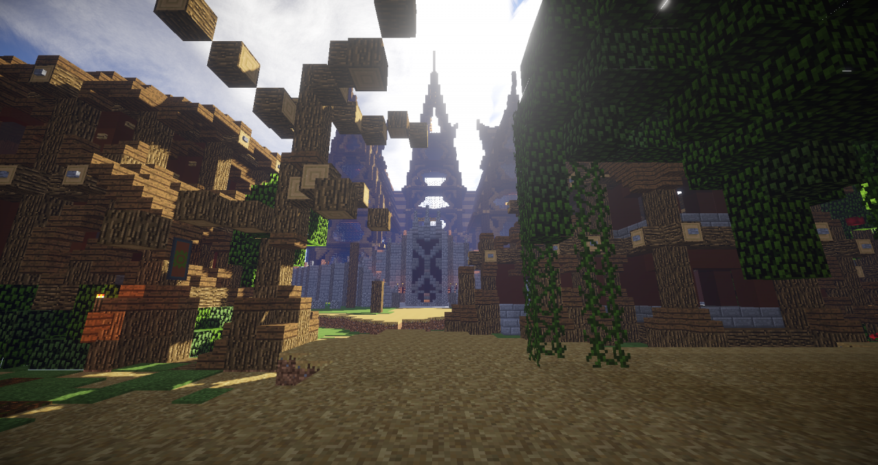 Peaceholme Hold castle project- progression Minecraft Map