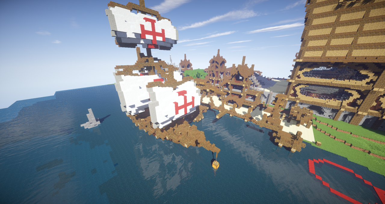 Peaceholme Hold castle project- progression Minecraft Map