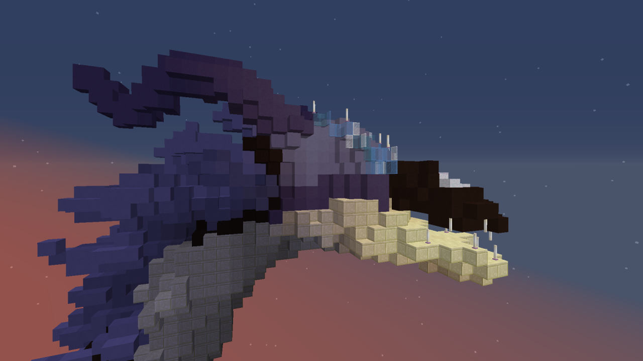 An Epic Dragon Organic Minecraft Map