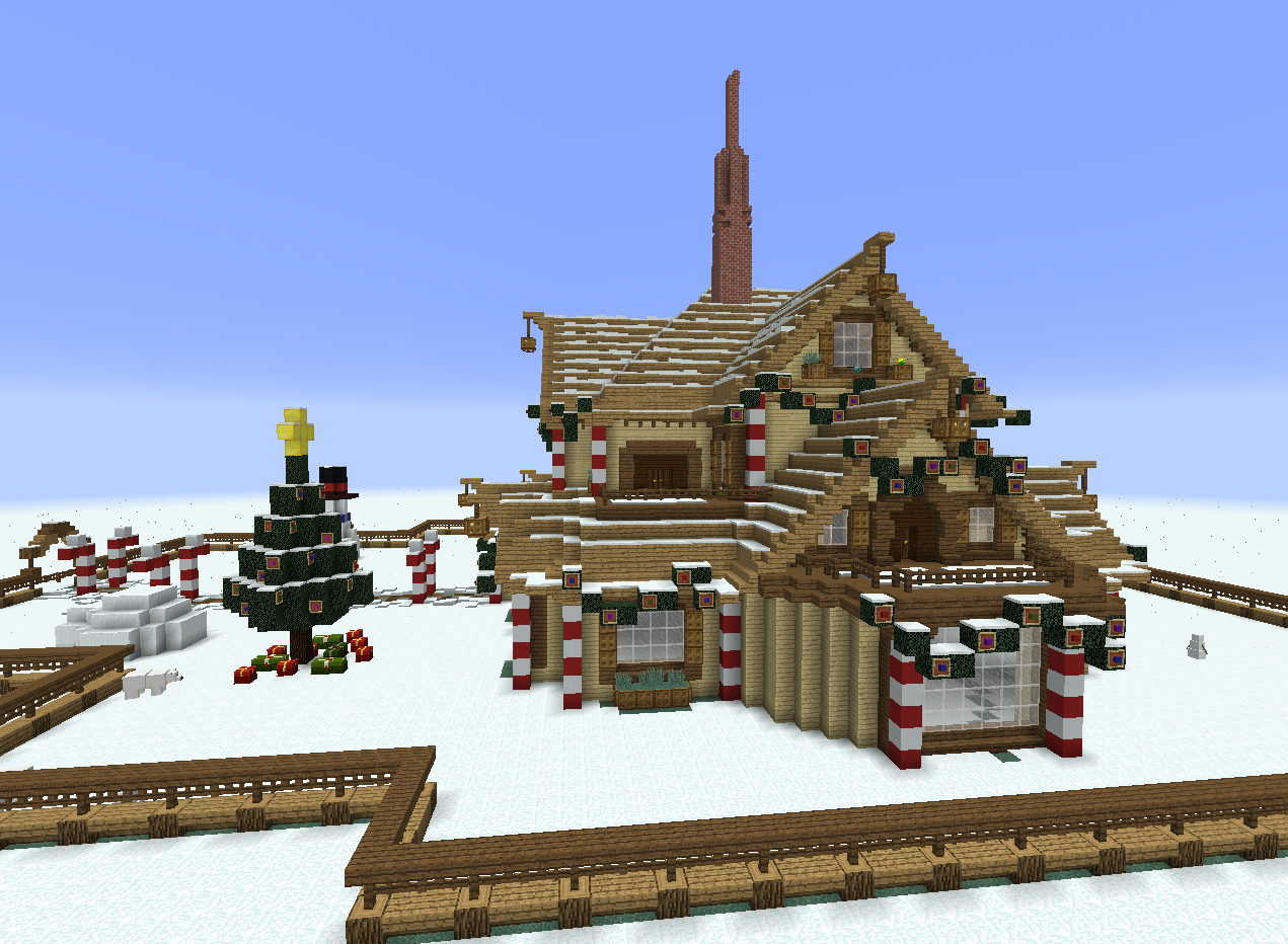 Santa's Workshop Minecraft Map