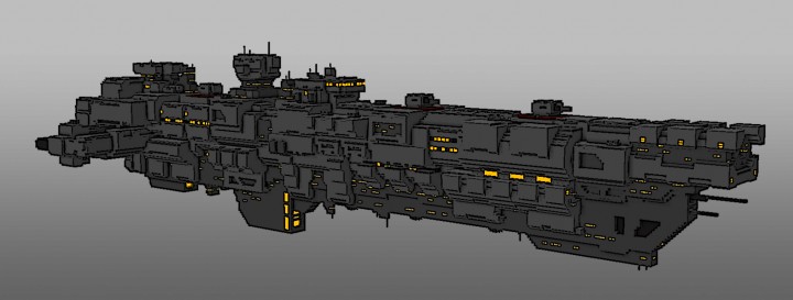 [SF] : Pathfinder class light cruiser Minecraft Map