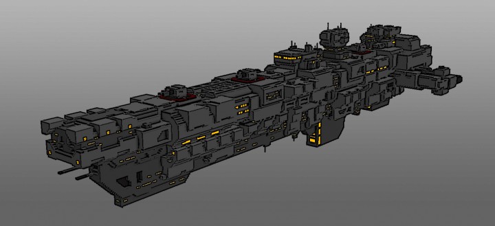 [SF] : Pathfinder class light cruiser Minecraft Map