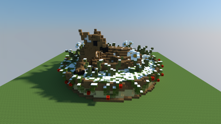 Christmas Deer Organic Minecraft Map