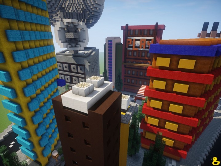 Science Сity Spawn Minecraft Map