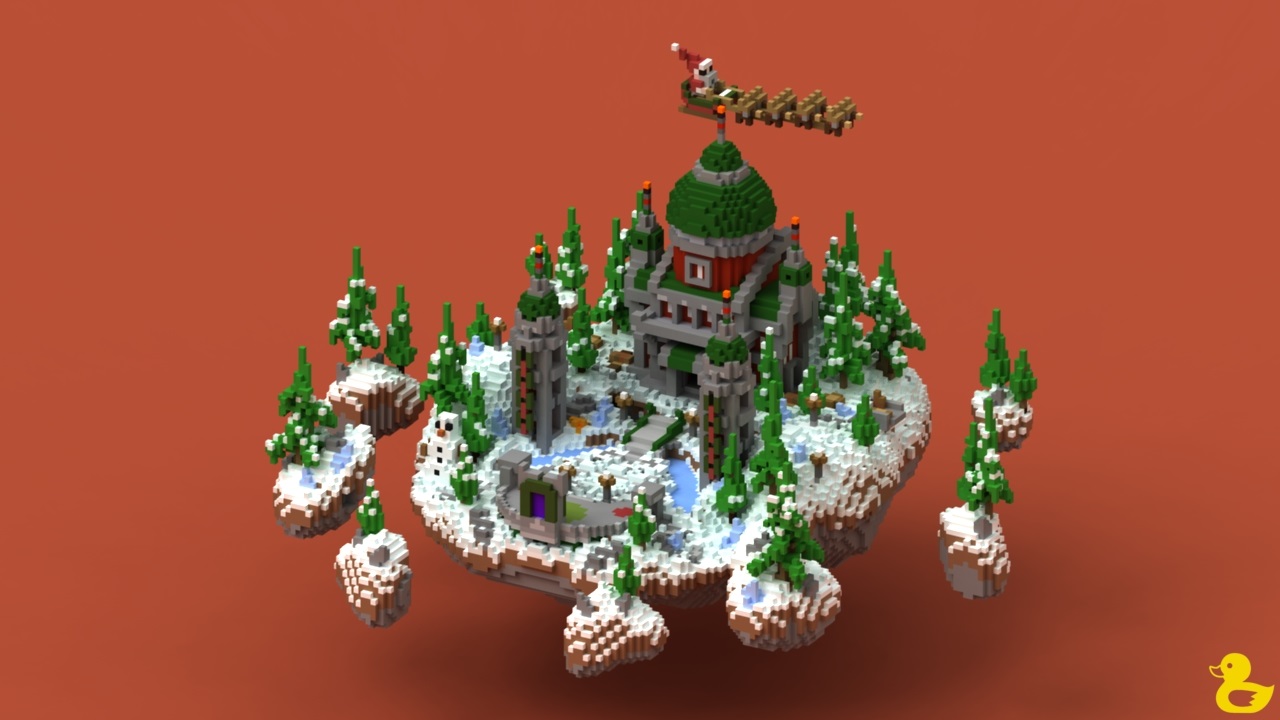 Santa Home Lobby Minecraft Map