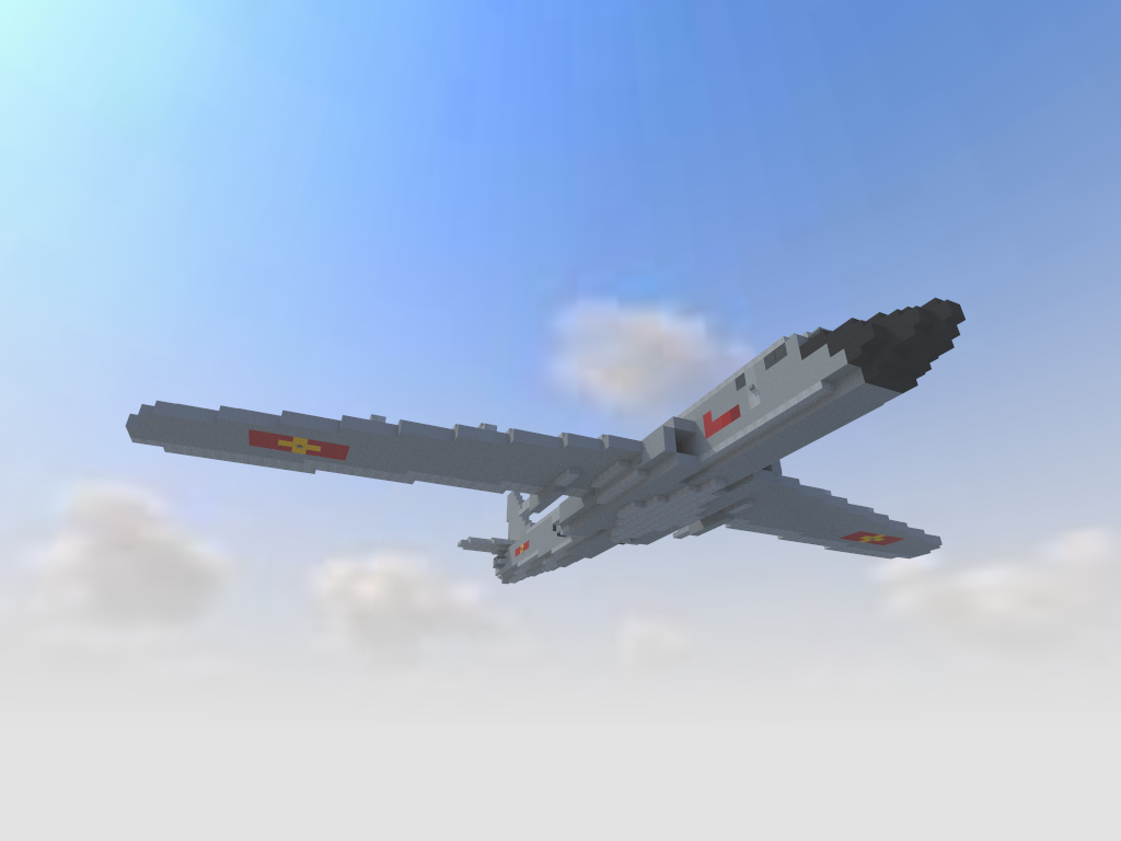 Xian H-6 Stealth Bomber Minecraft Map