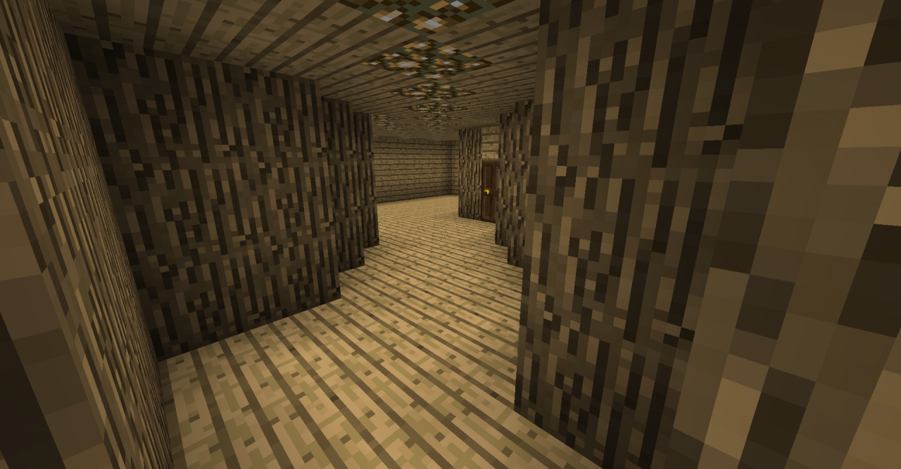 oak wood house Minecraft Map