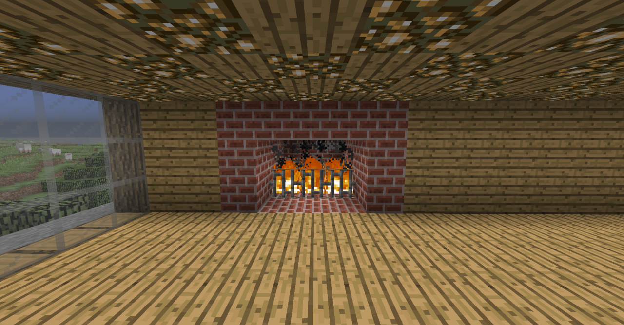 oak wood house Minecraft Map