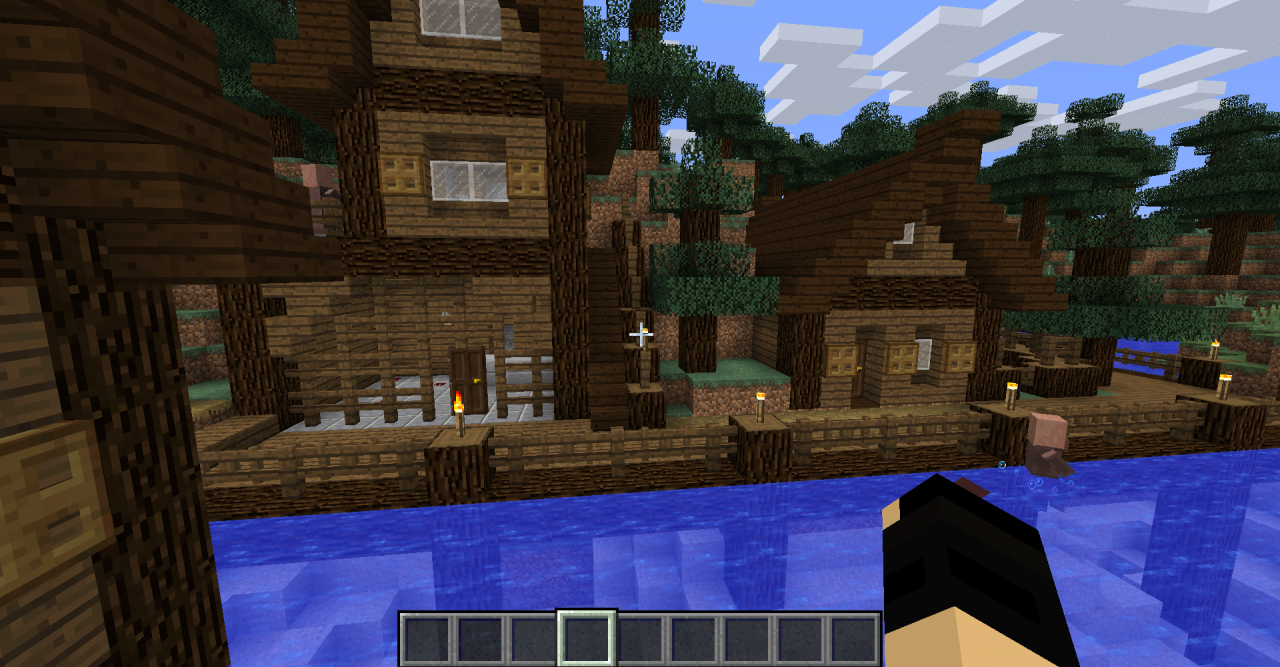 Spruce Village Transformation Minecraft Map