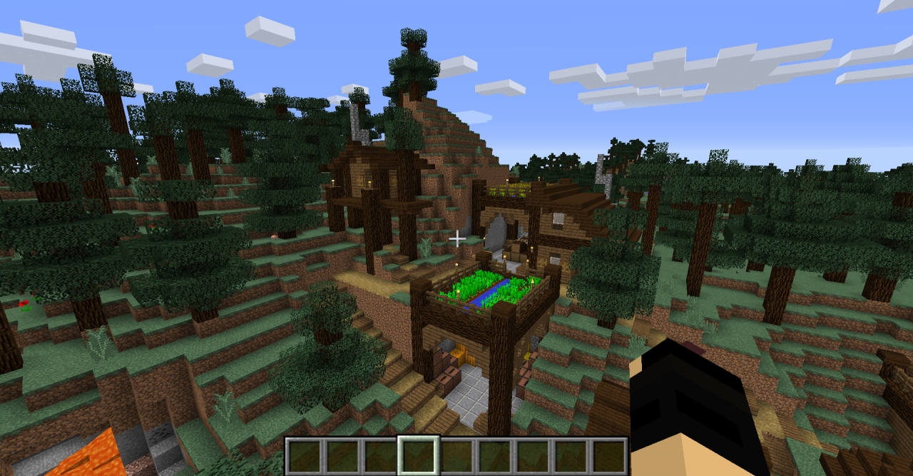 Spruce Village Transformation Minecraft Map