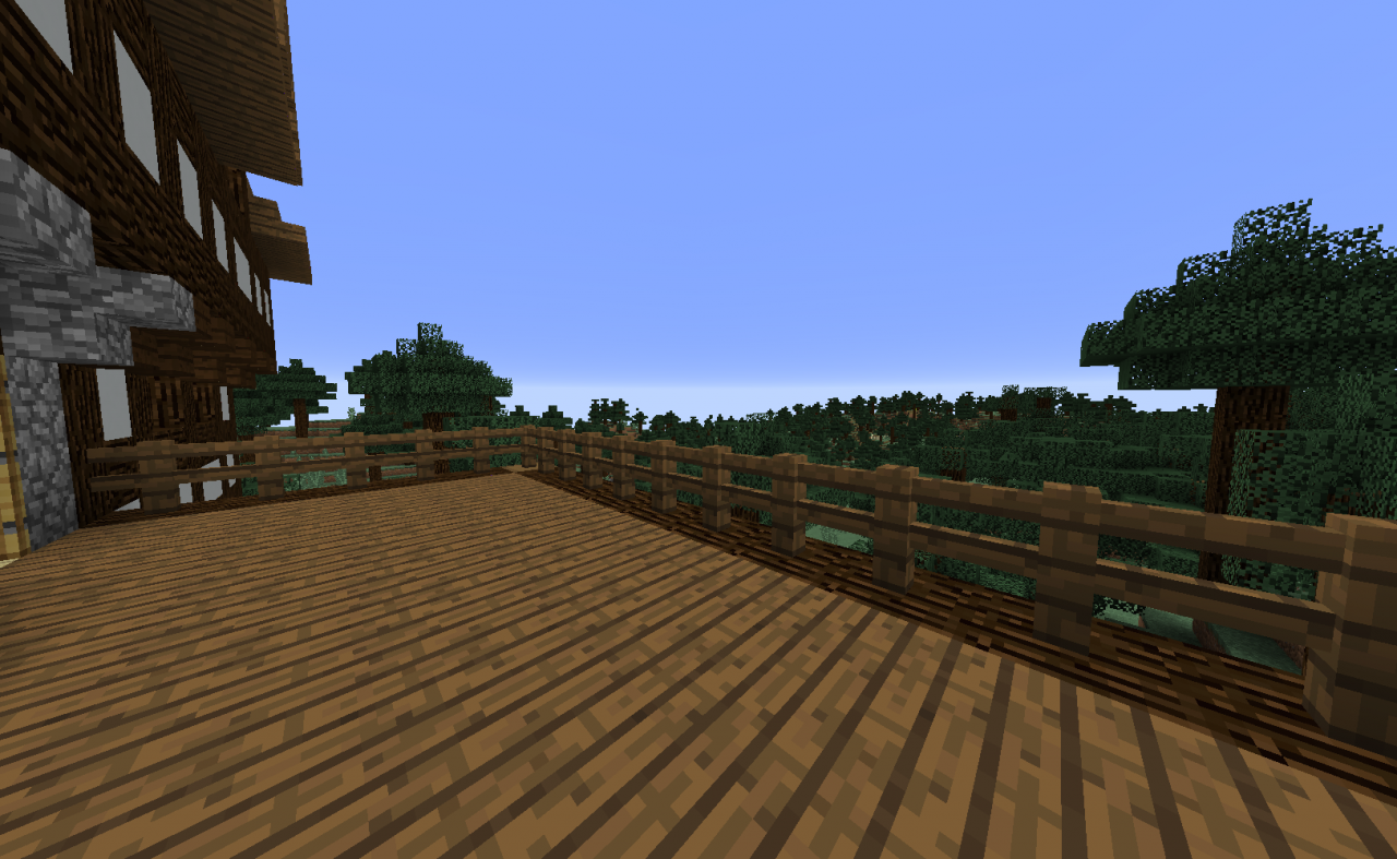 Evergreen House - a Timberframe Manor Minecraft Map