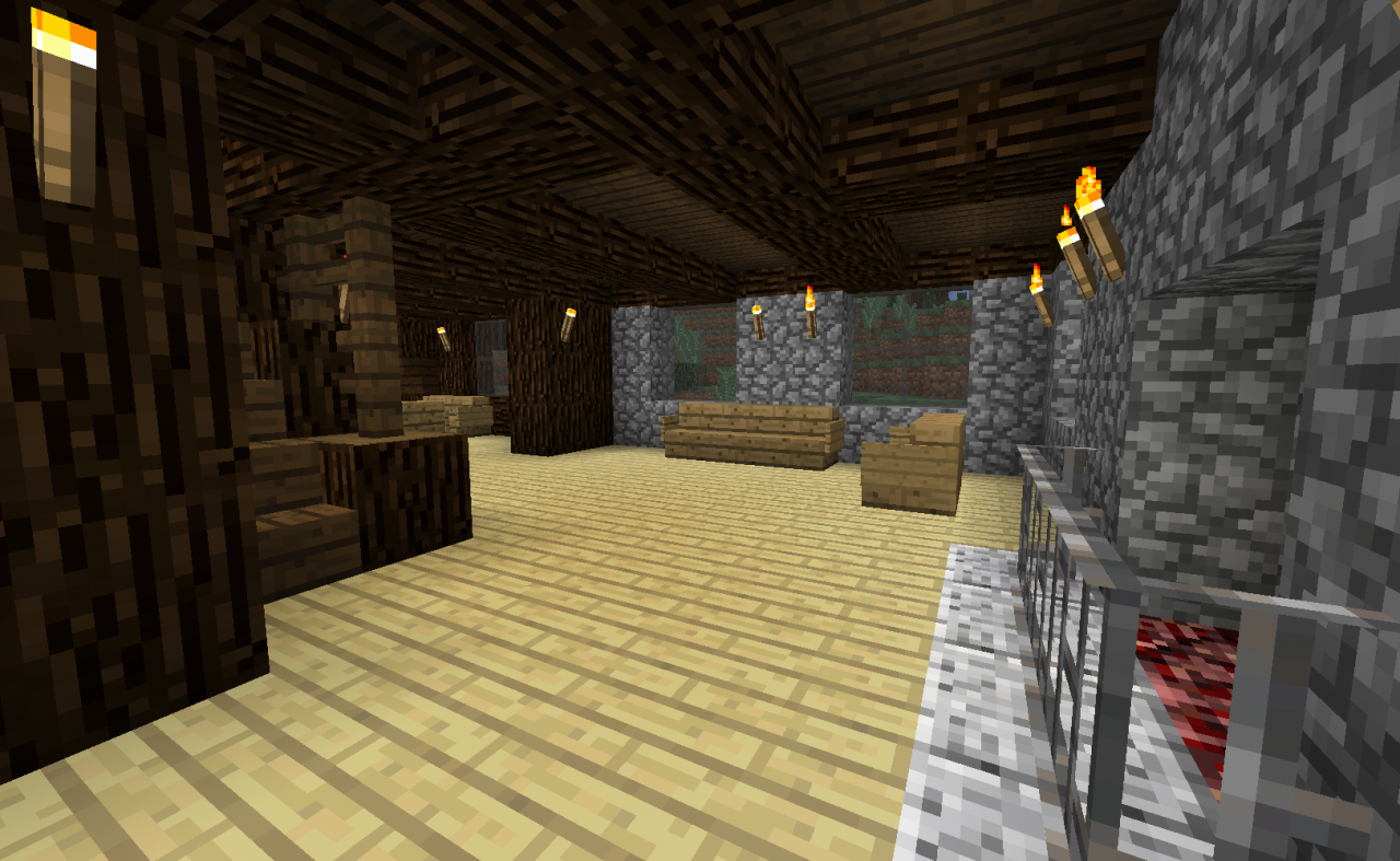 Evergreen House - a Timberframe Manor Minecraft Map