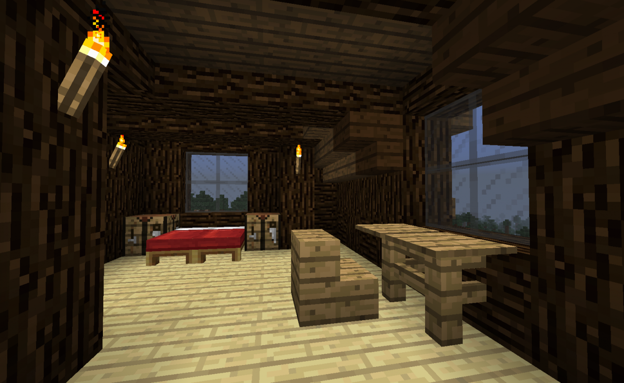 Evergreen House - a Timberframe Manor Minecraft Map