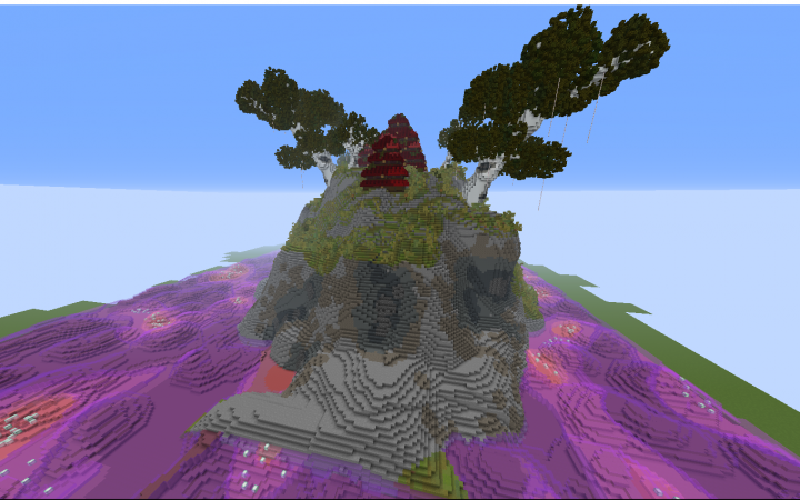 Oriental Temple of Purple Minecraft Map