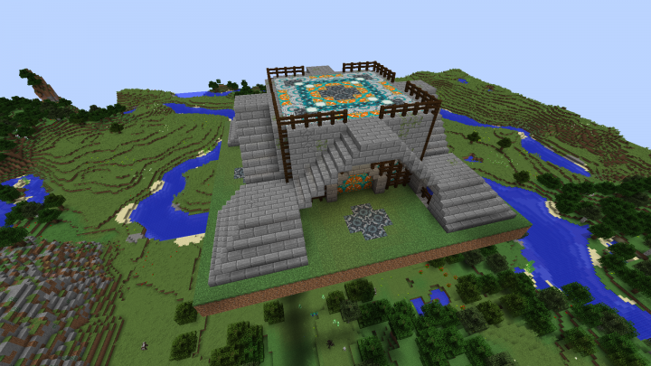 4th out of 4 Terracotta Spawn Platforms Minecraft Map
