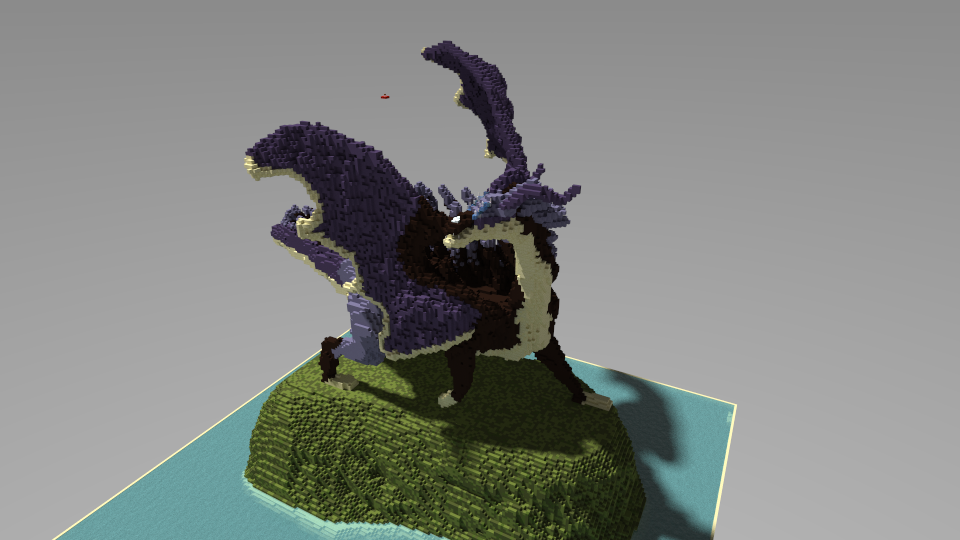 An Epic Dragon Organic Minecraft Map