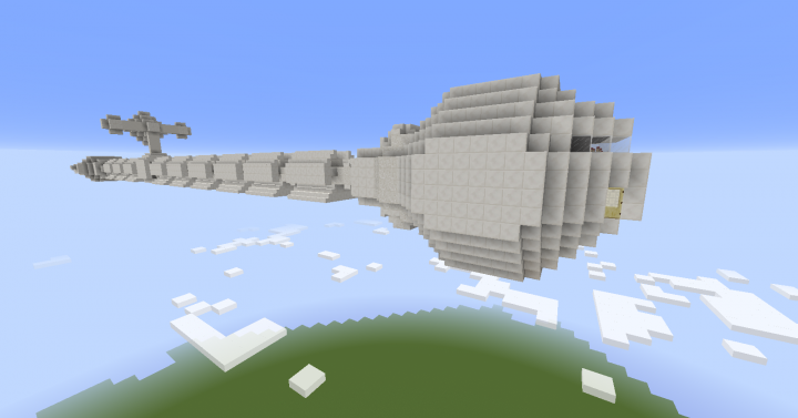 2001 Discovery One Spacecraft | 1:1 Scale Minecraft Map