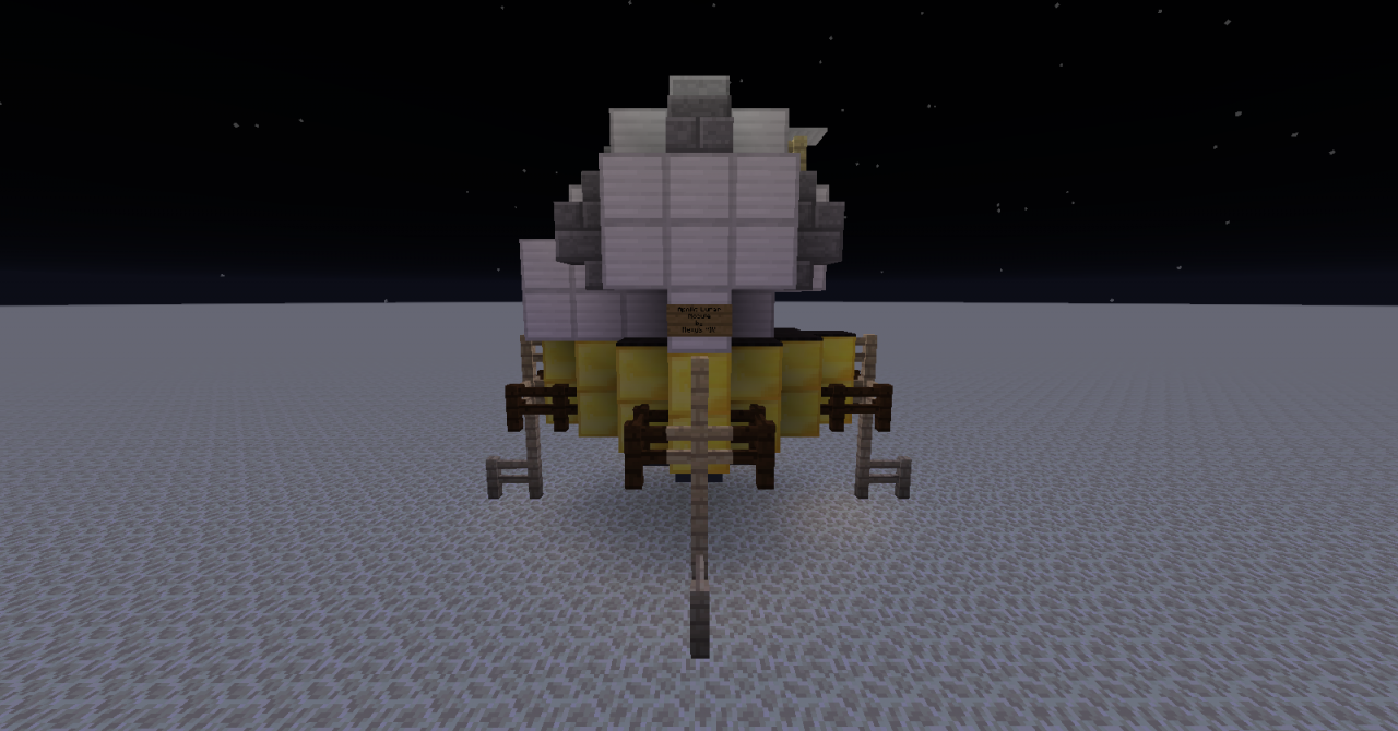 Apollo Lunar Module | 1:1 Scale Minecraft Map