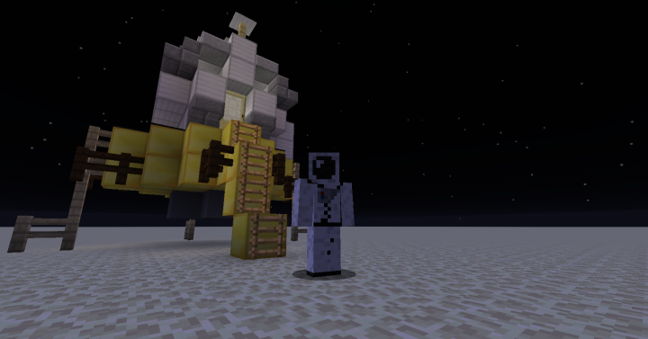 Apollo Lunar Module | 1:1 Scale Minecraft Map