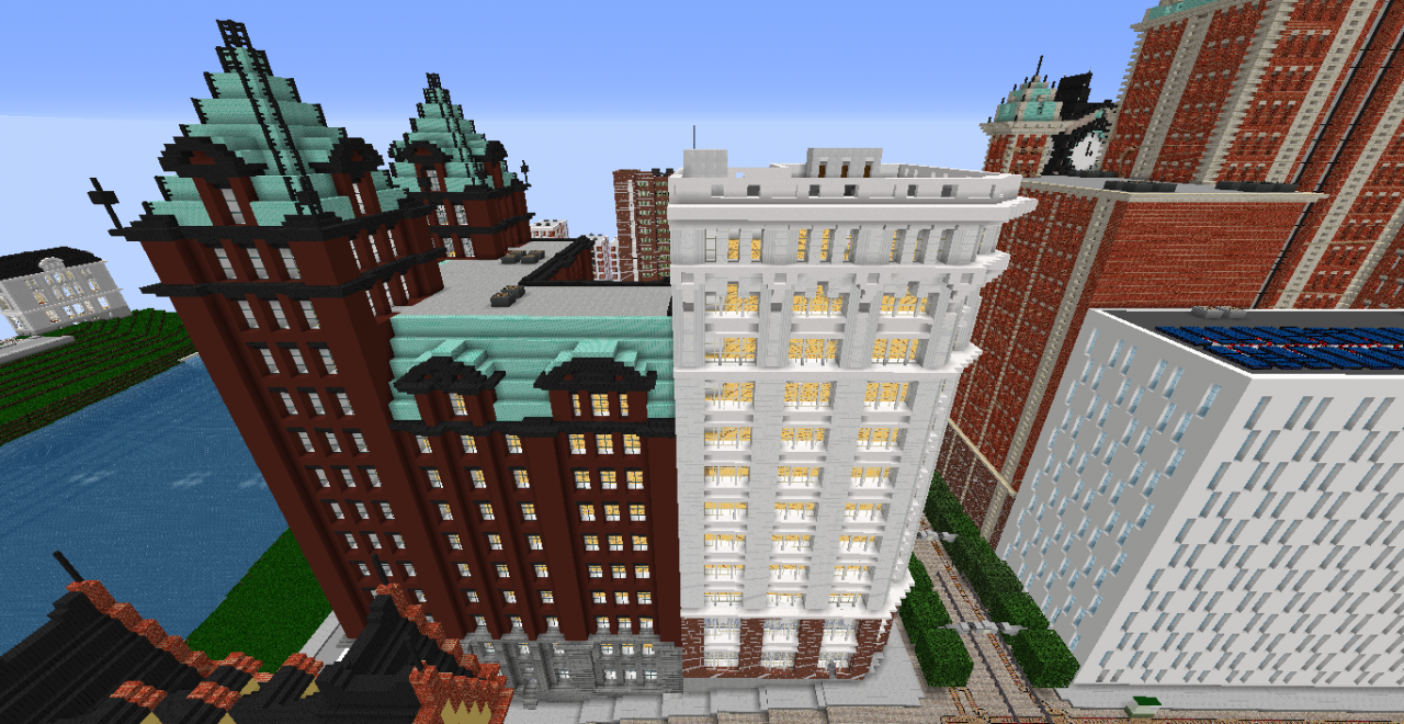 2 Old Skyscrapers Minecraft Map