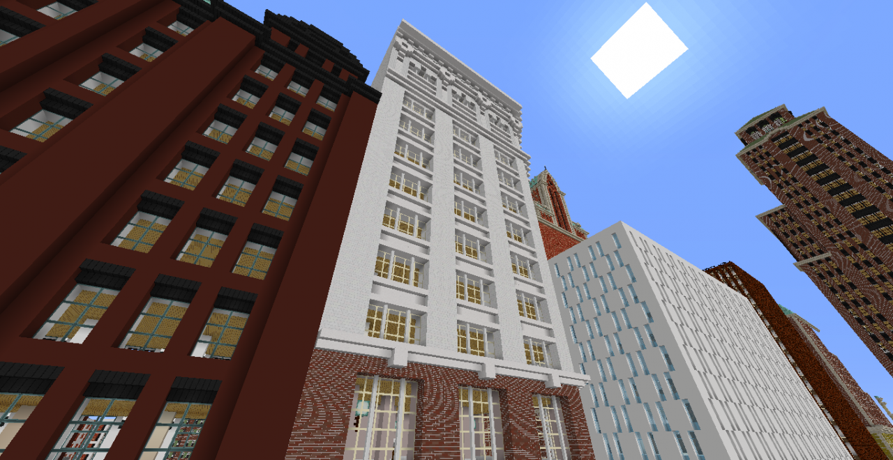 2 Old Skyscrapers Minecraft Map