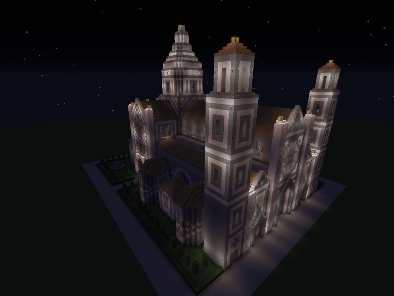 [Old Project] Italian Gothic Church Minecraft Map