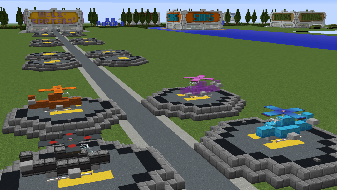 The VehicleStore w/ Redstone Human Water Cannon. Minecraft Map