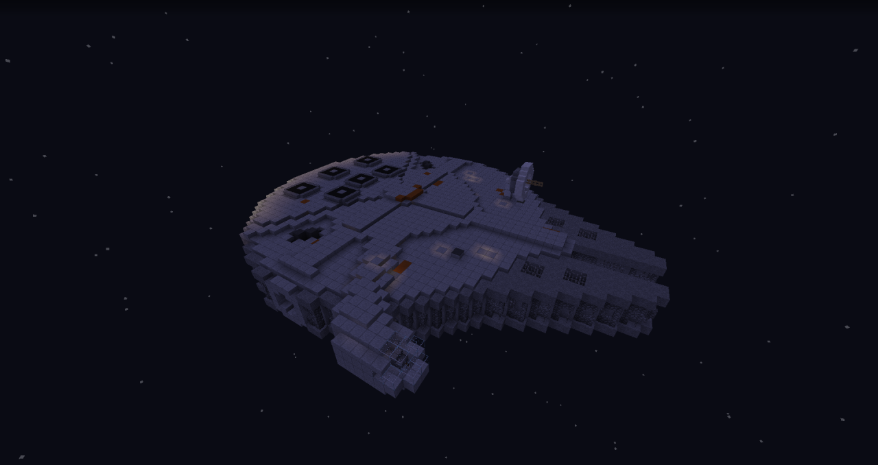 Star Wars Millennium Falcon Minecraft Map